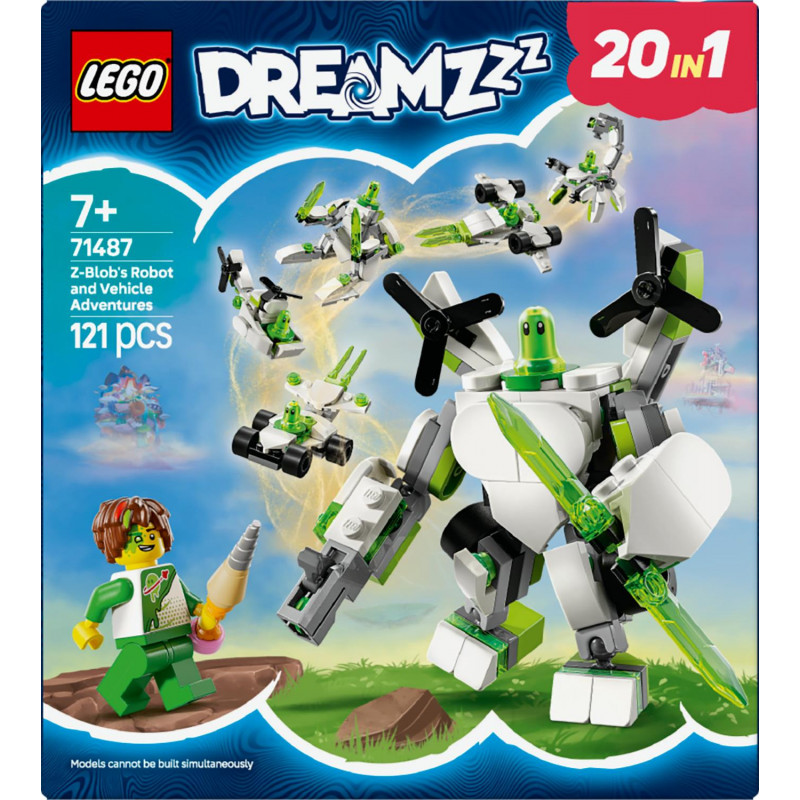 LEGO DREAMZzz Z-Blob's Robot and Vehicle Adventures 71487