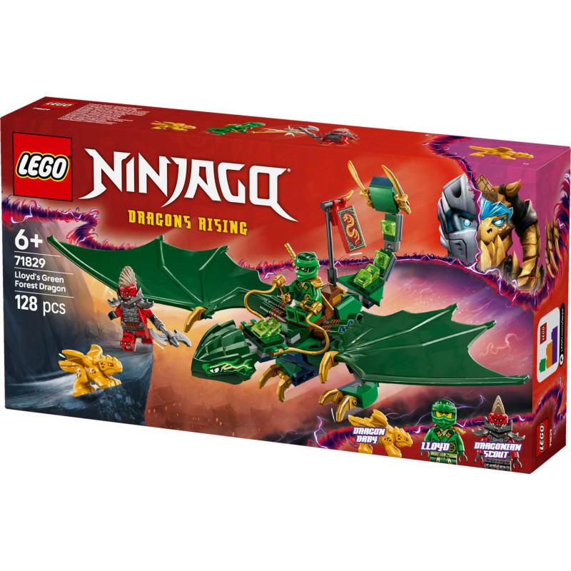 LEGO Ninjago Lloyd's Green Forest Dragon 71829 - Afterpay