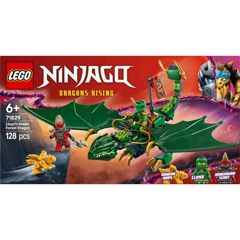 LEGO Ninjago Lloyd's Green Forest Dragon 71829 - Afterpay