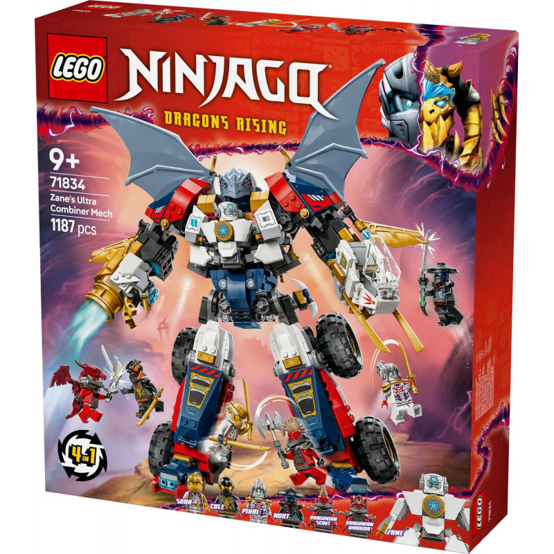 LEGO Ninjago Zane's Ultra Combiner Mech 71834 - Afterpay