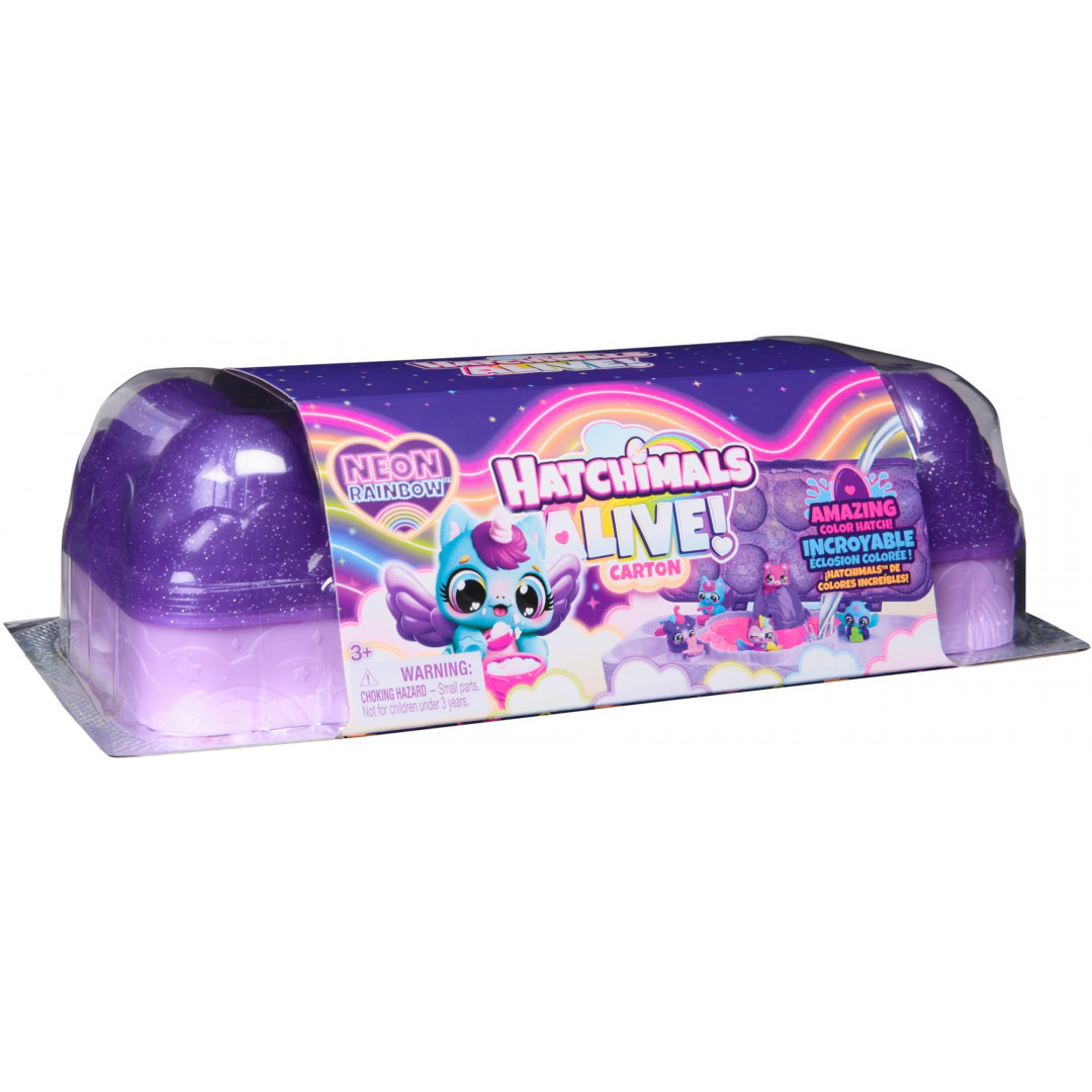 Hatchimals Alive Neon Rainbow Carton - Afterpay Available!