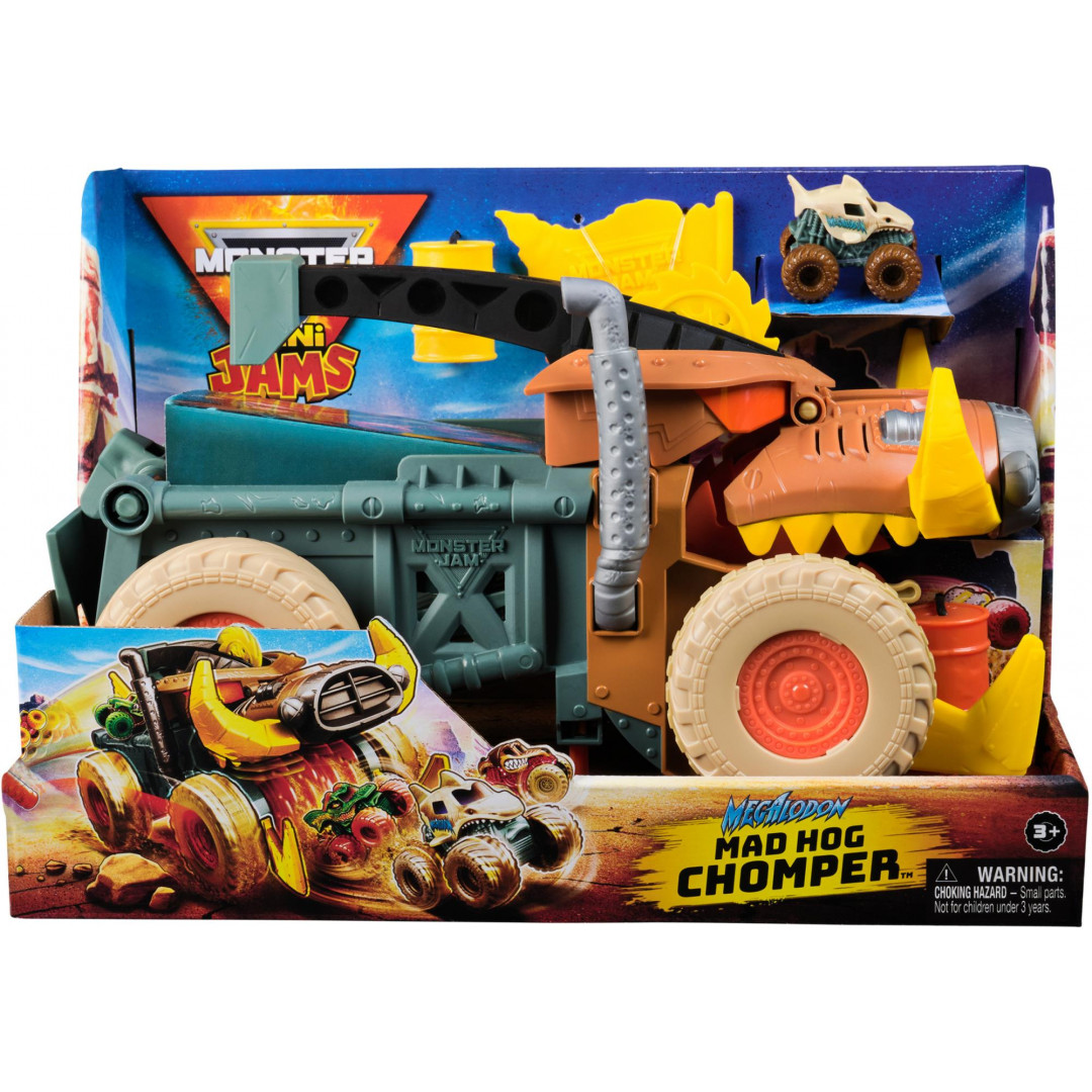 Monster Jam Mini Warthog Playset - Afterpay Available!