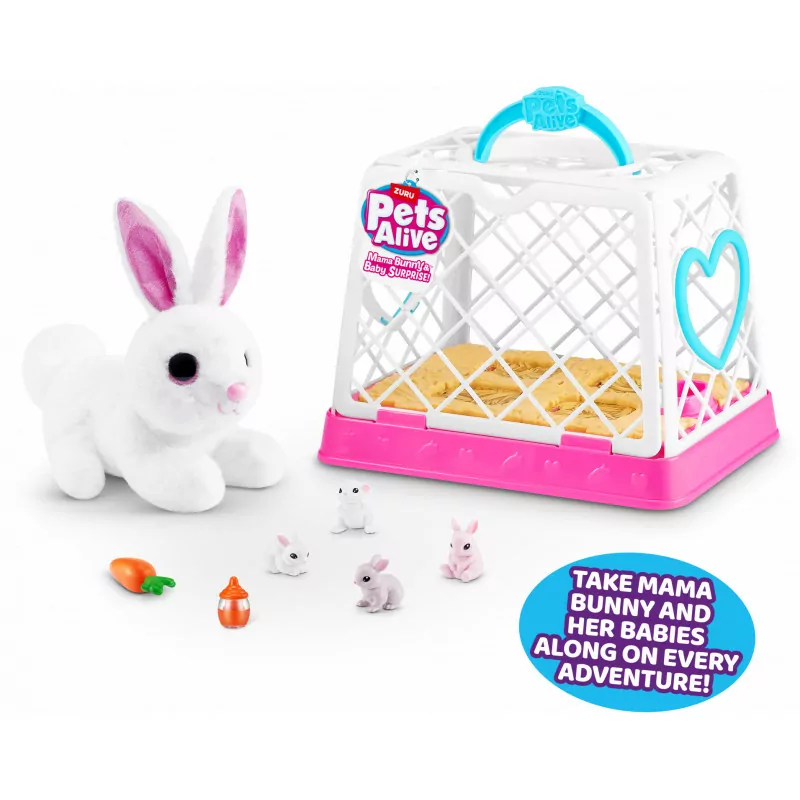 Zuru Pet's Alive Mama Bunny Surprise - Afterpay Available!