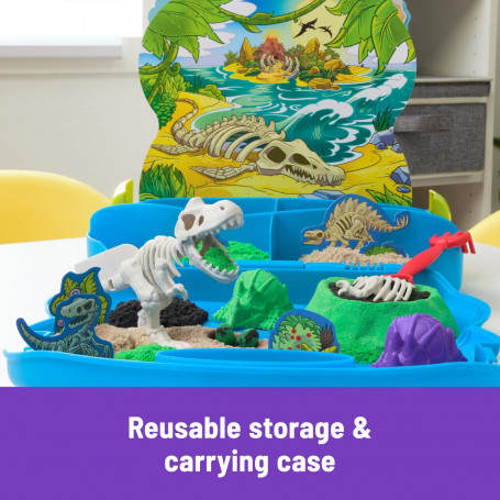 Kinetic Sand Dino Fossil Dig Case - Afterpay Available!