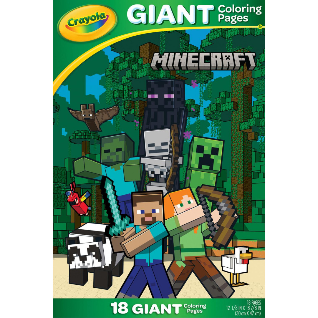 Giant Coloring Pages - Minecraft - Afterpay Available!