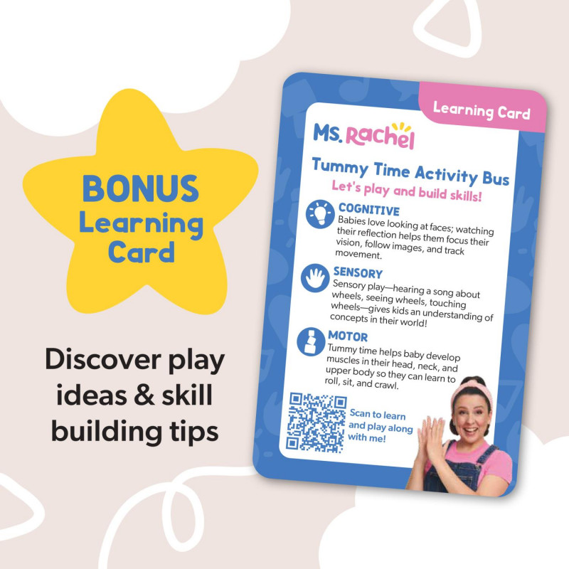 Ms Rachel Tummy Time Activity Bus - Afterpay Available!