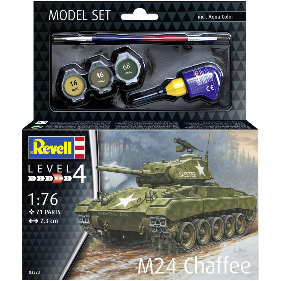 Revell M24 Chaffee Model Set 1/76 - Afterpay Available!