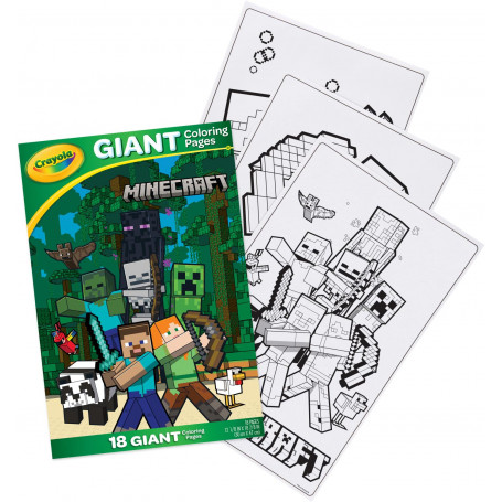 Giant Coloring Pages - Minecraft - Afterpay Available!