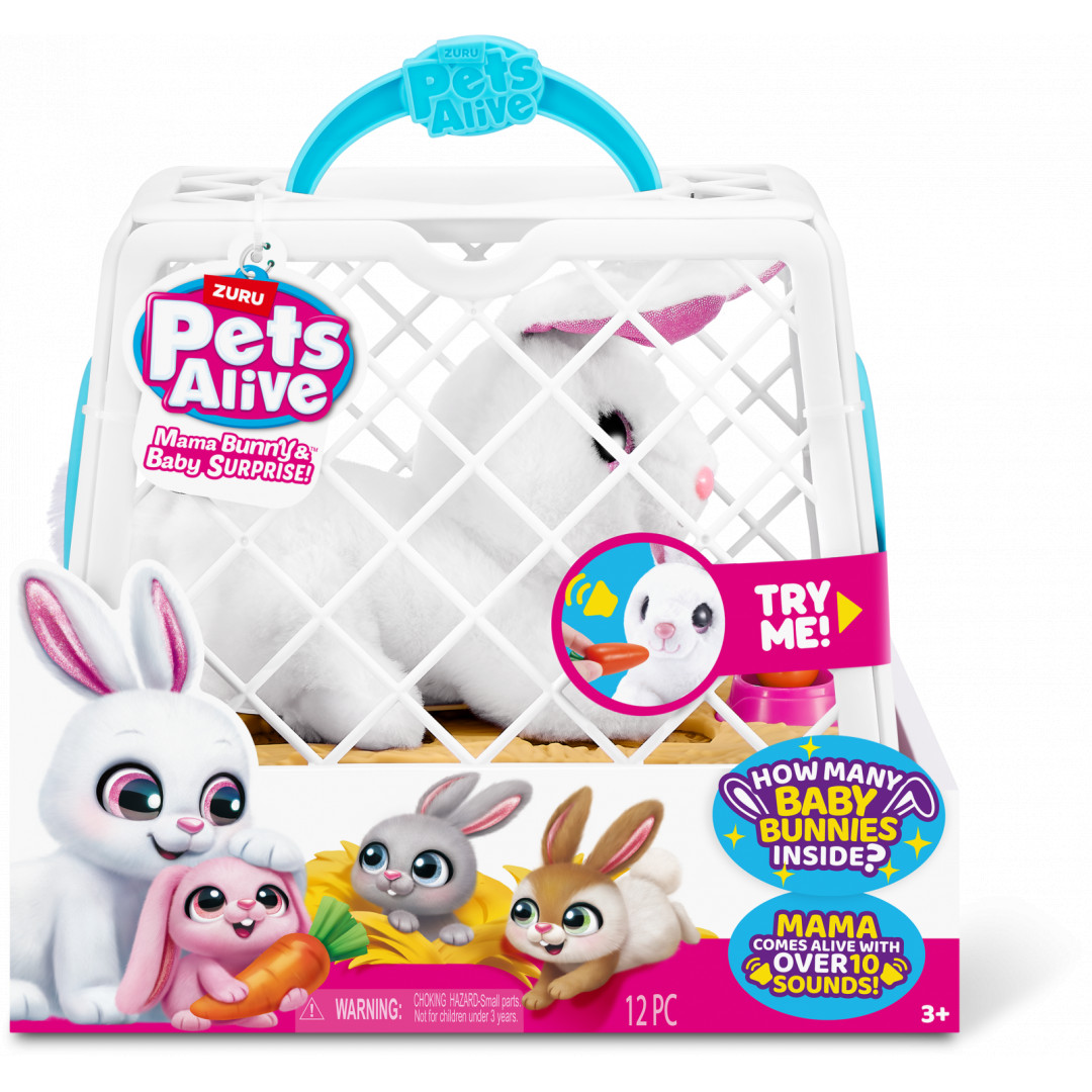 Zuru Pet's Alive Mama Bunny Surprise - Afterpay Available!