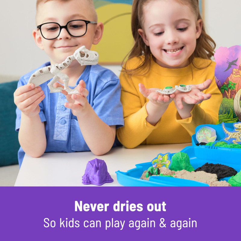 Kinetic Sand Dino Fossil Dig Case - Afterpay Available!
