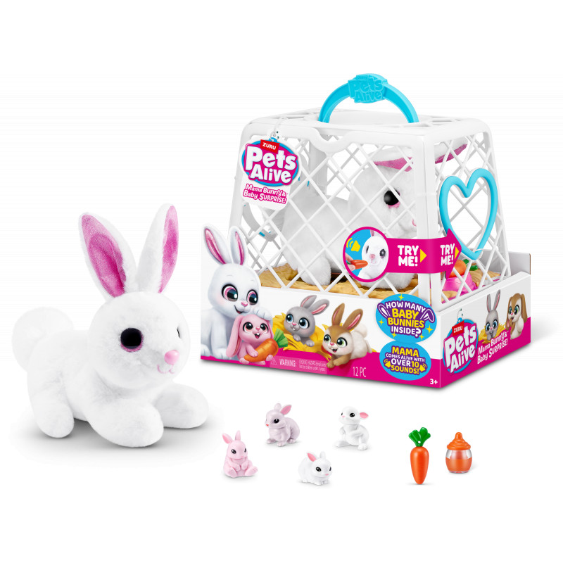 Zuru Pet's Alive Mama Bunny Surprise - Afterpay Available!