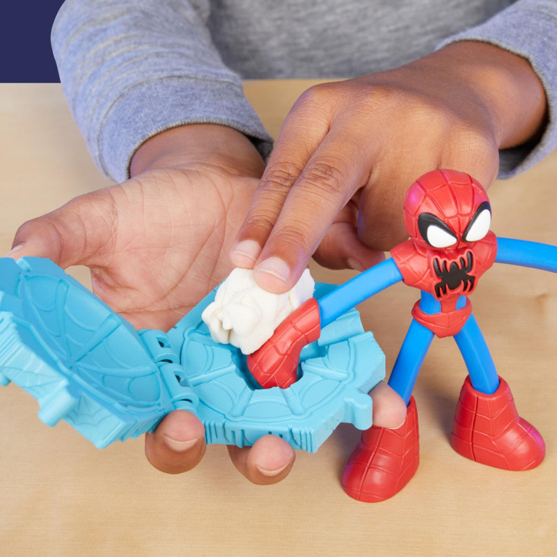 PLaydoh Spiderman Launch And Slice Battle - Afterpay