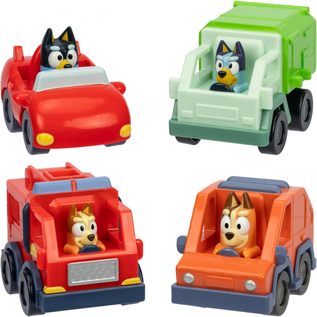 Bluey Mini Racers Asstd- Randomly Assorted - Afterpay
