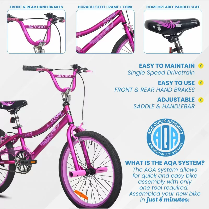 20" Girls 2 Cool. Quick Assembly - Afterpay Available!