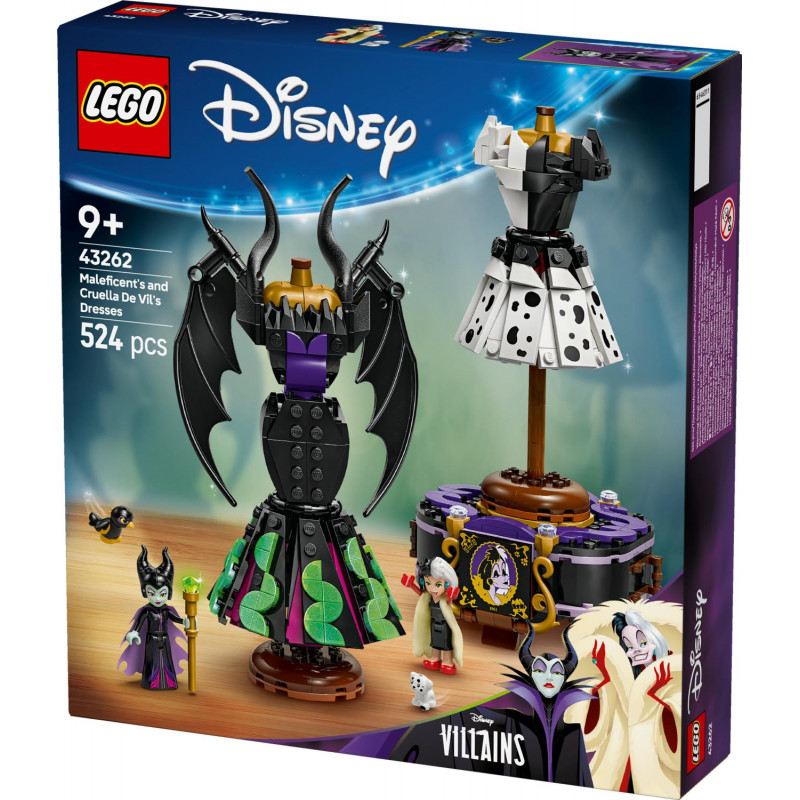 LEGO Disney Maleficent's and Cruella De Vil's Dresses 43262
