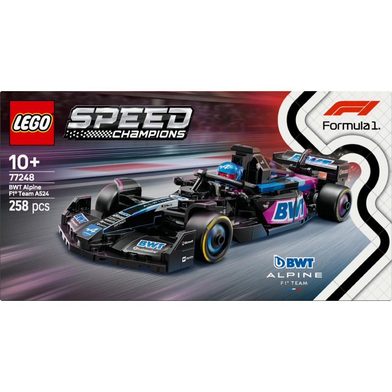 LEGO Speed Champions BWT Alpine F1 Team A524 Race Car 77248