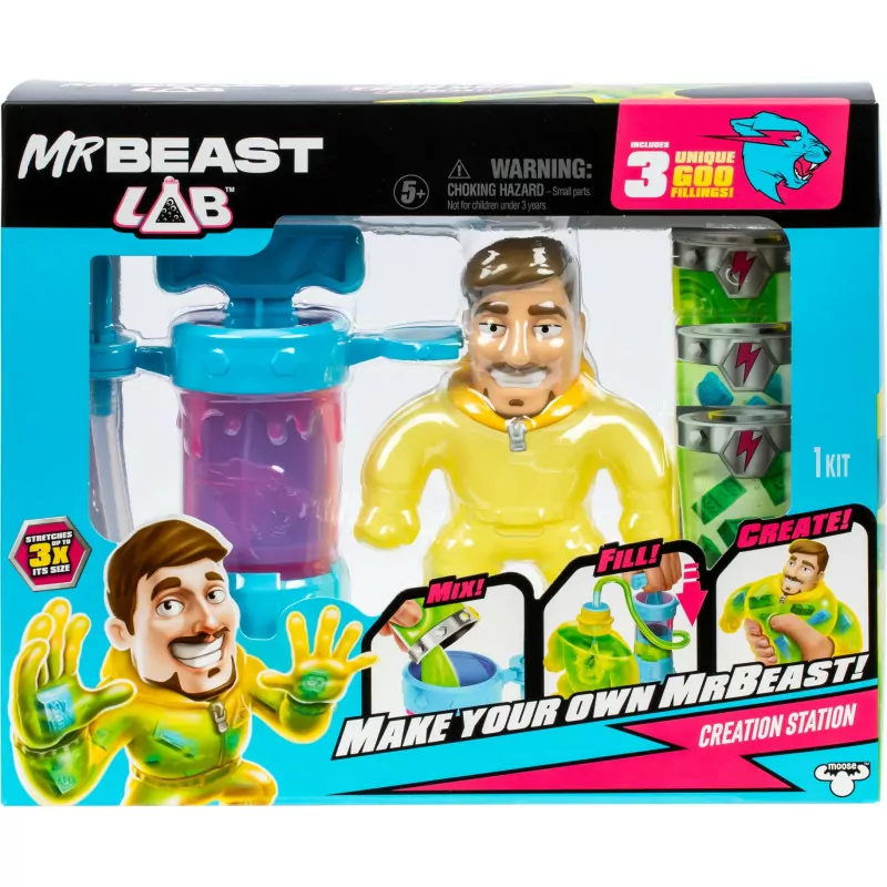 Mr Beast Lab Stretchy Hero Creator Pack Hazmat Jimmy