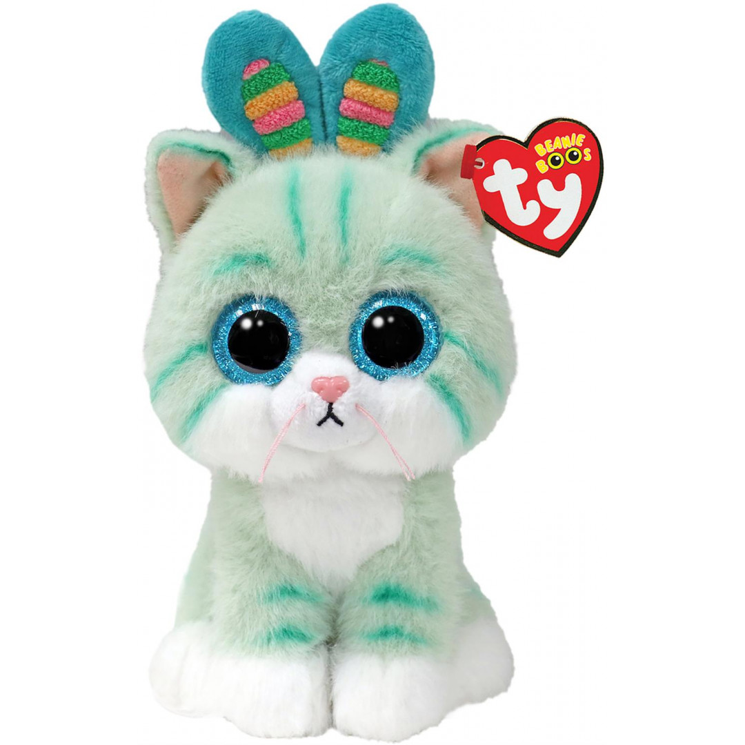 Ty Beanie Boos Gumdrop - Cat Teal Reg - Afterpay Available!