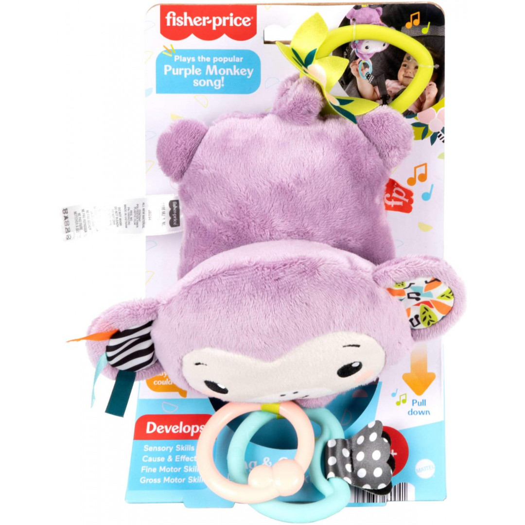 Fisher Price Sing & Go Purple Monkey - Afterpay Available!